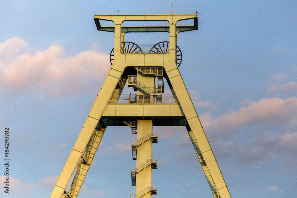 mining tower ruhrgebiet germany Stock Photo | Adobe Stock