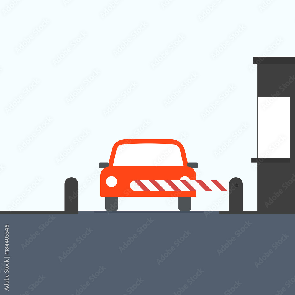 toll booth icon Stock Vector | Adobe Stock