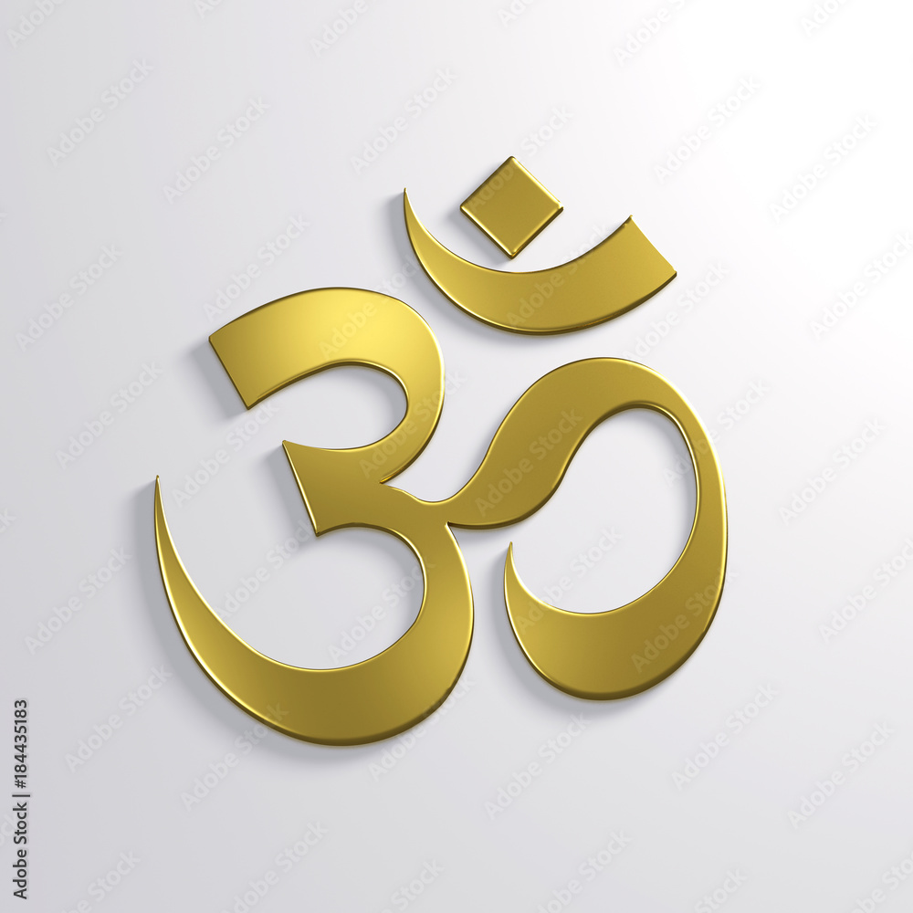 Om Symbol 3d Png