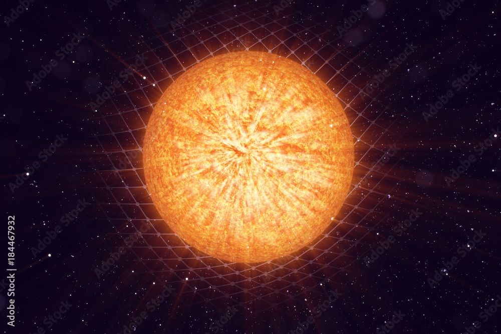 3d Yellow Sun Nasa
