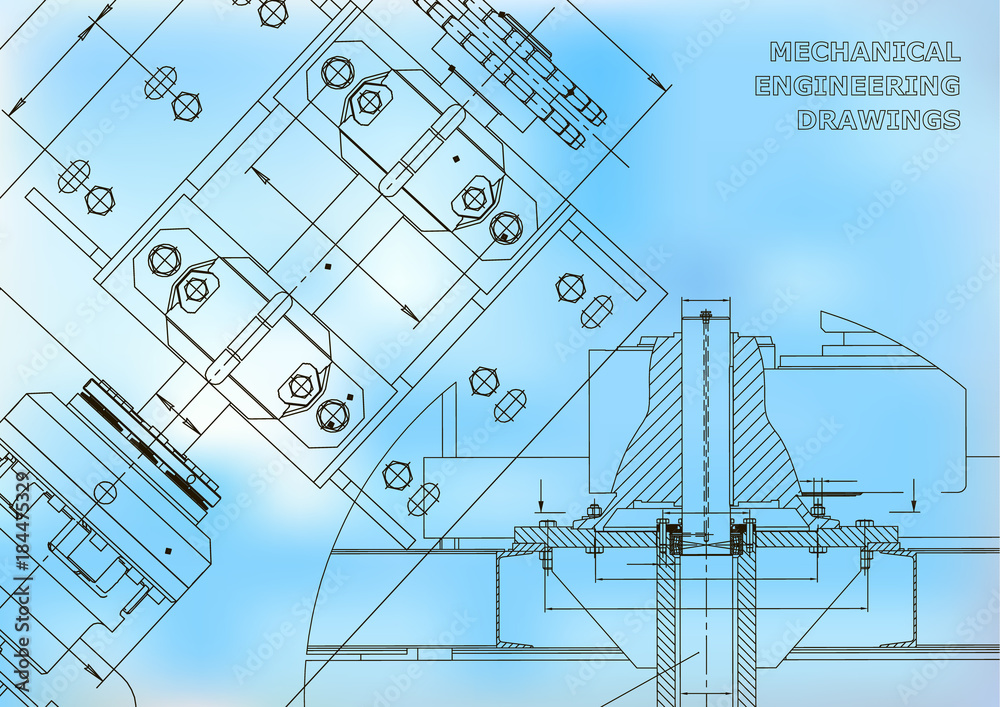 Engineering backgrounds. Technical Design. Mechanical engineering ...