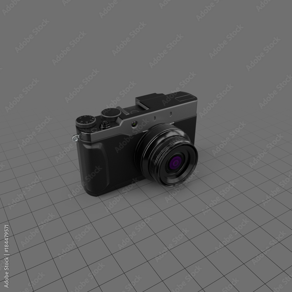 Digital camera Stock 3D asset | Adobe Stock