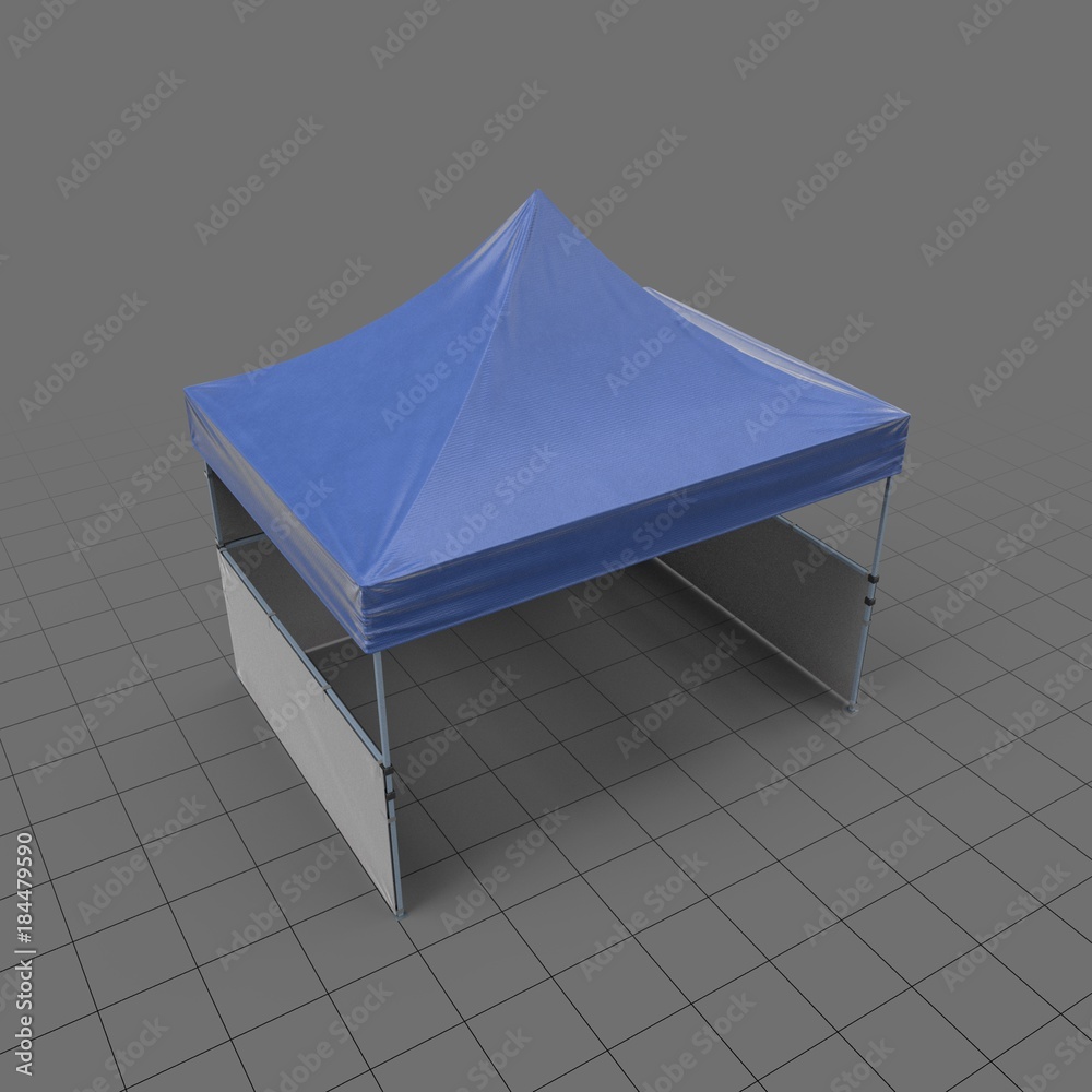 Outdoor event booth Stock 3D asset | Adobe Stock