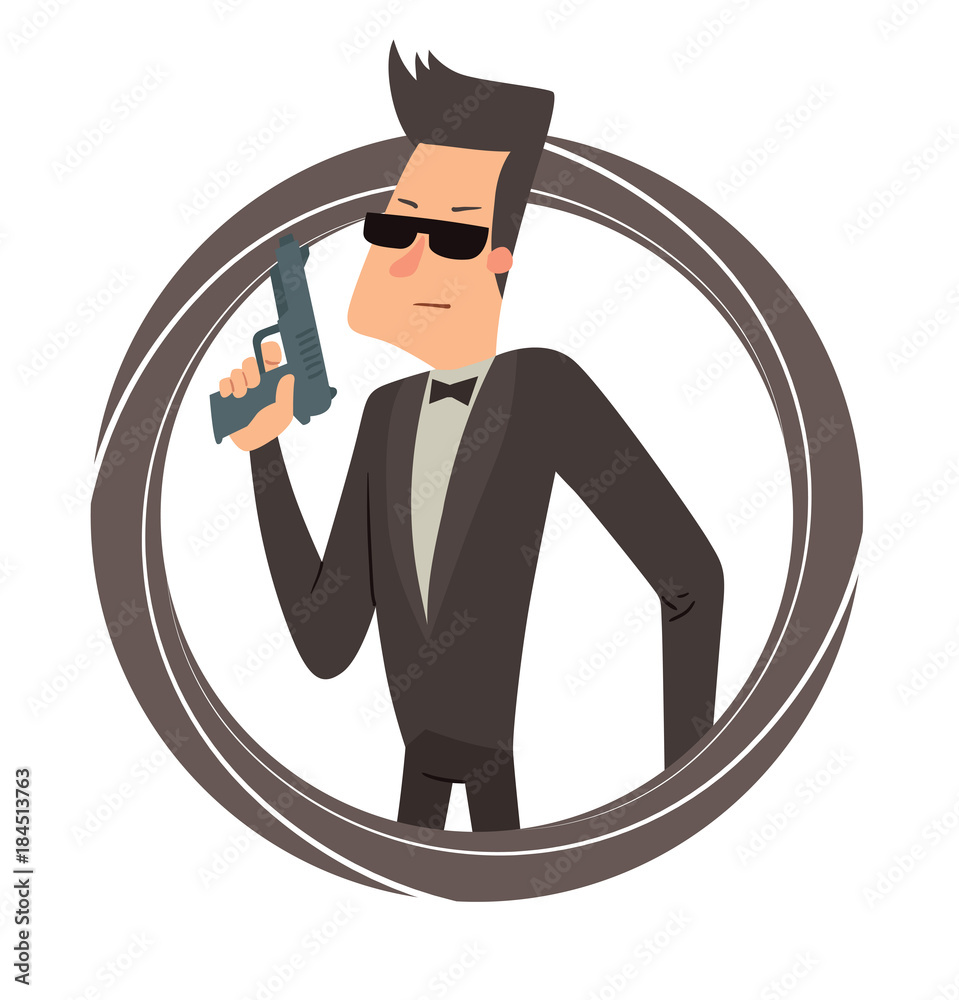 Secret Agent Man Clipart Image