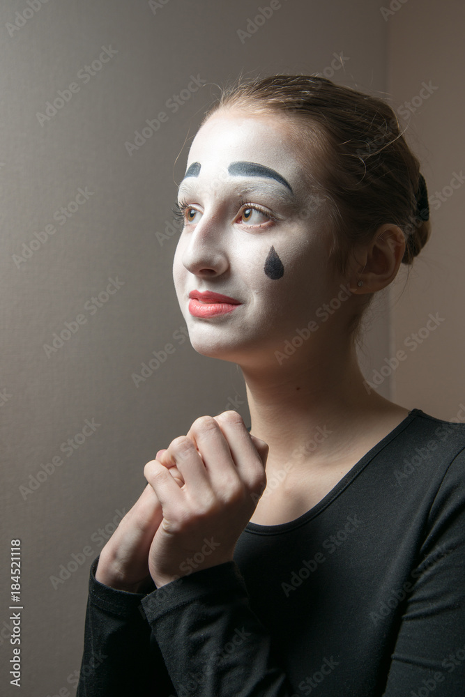 Sad Mime Makeup