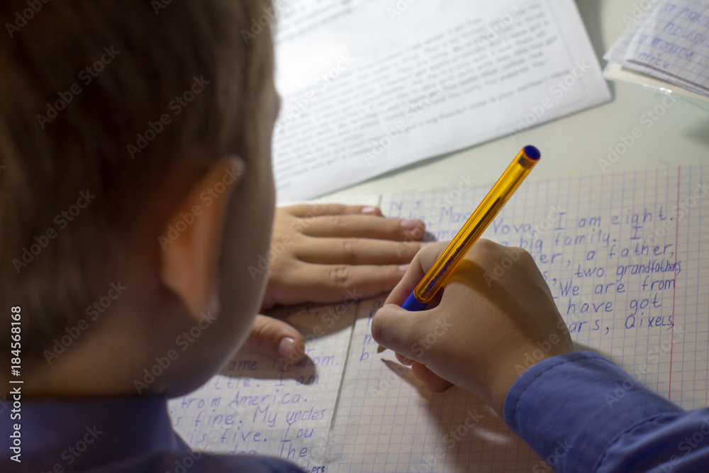 Pencil Writing Words