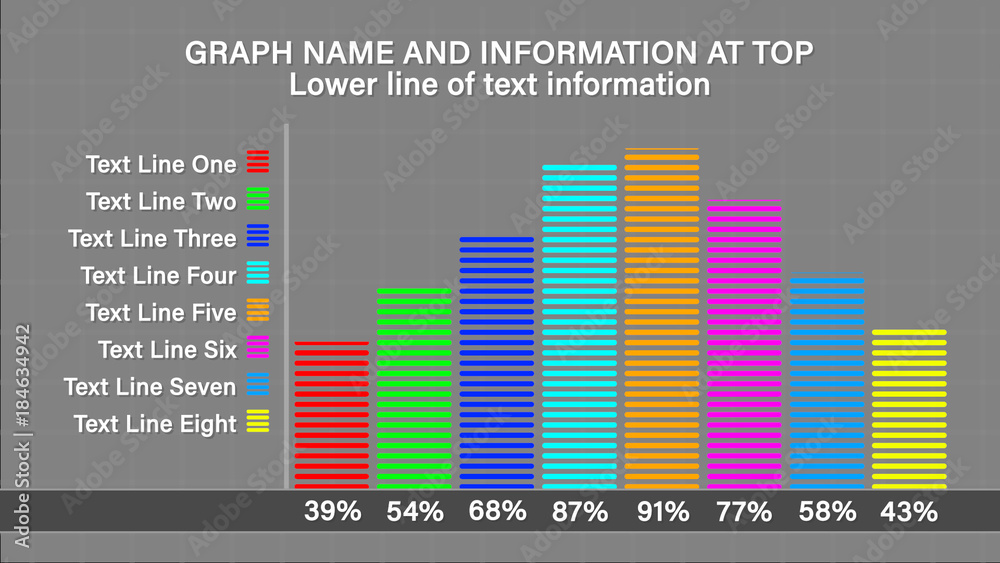 Wave Animated Bar Graph 2 Stock Template | Adobe Stock