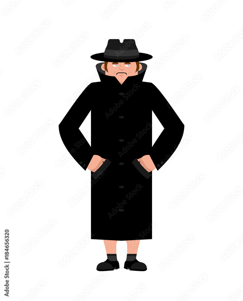 Exhibitionist Closed coat isolated. publicly expose intimate parts of ...