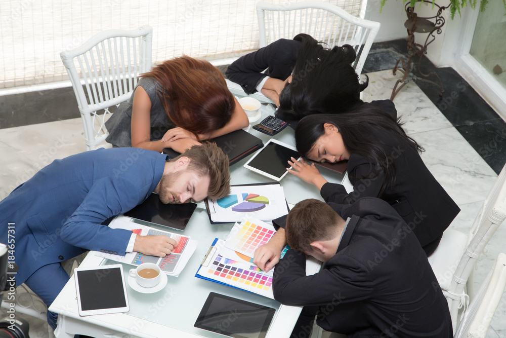 Person Sleeping At Desk