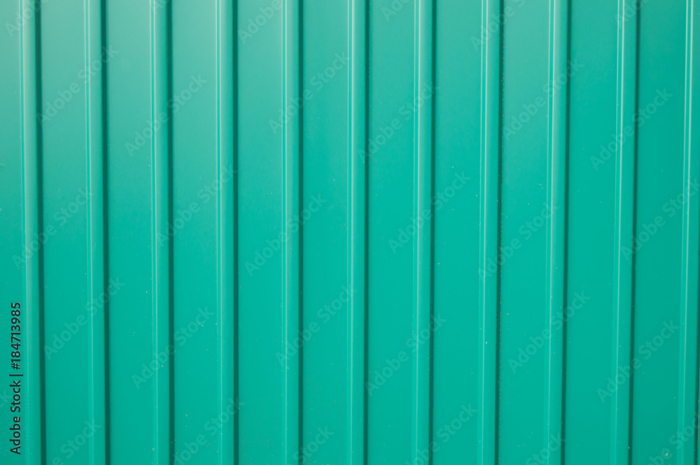 texture background green metal siding to finish the outside Stock Photo ...