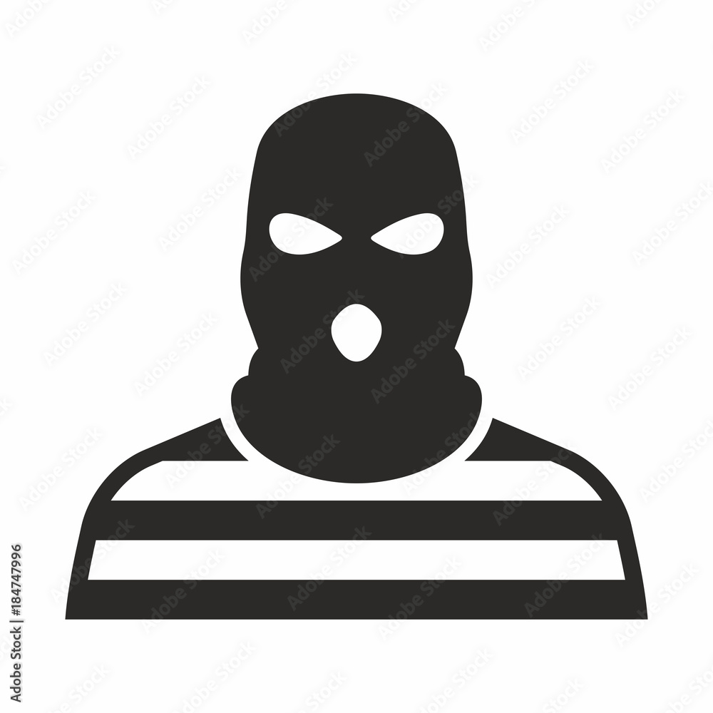 Bandit icon Stock Vector | Adobe Stock