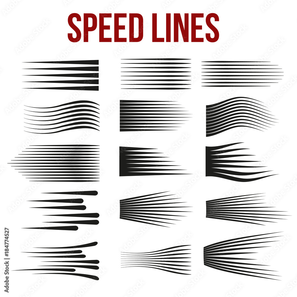 Speed Lines Vector