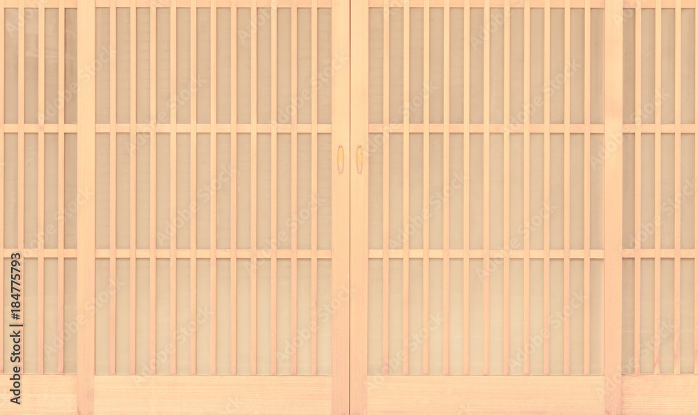 Shoji , Traditonal Japanese door , window or room divider consisting of ...