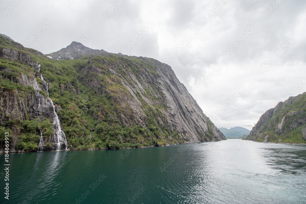 The magnificent Trollfjorden in Lofoten/Vesteralen, Norway ...