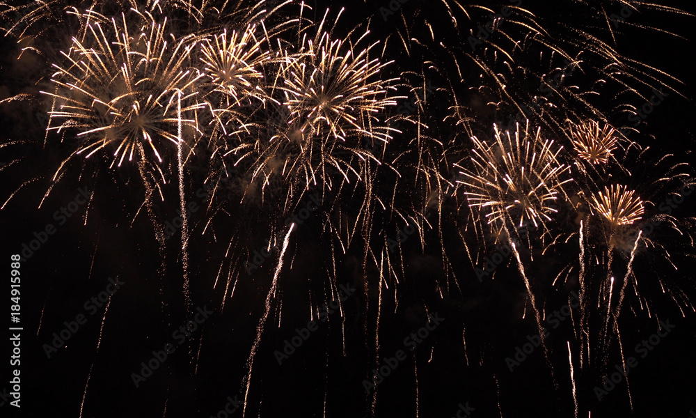 Fireworks celebration background. Stock Photo | Adobe Stock