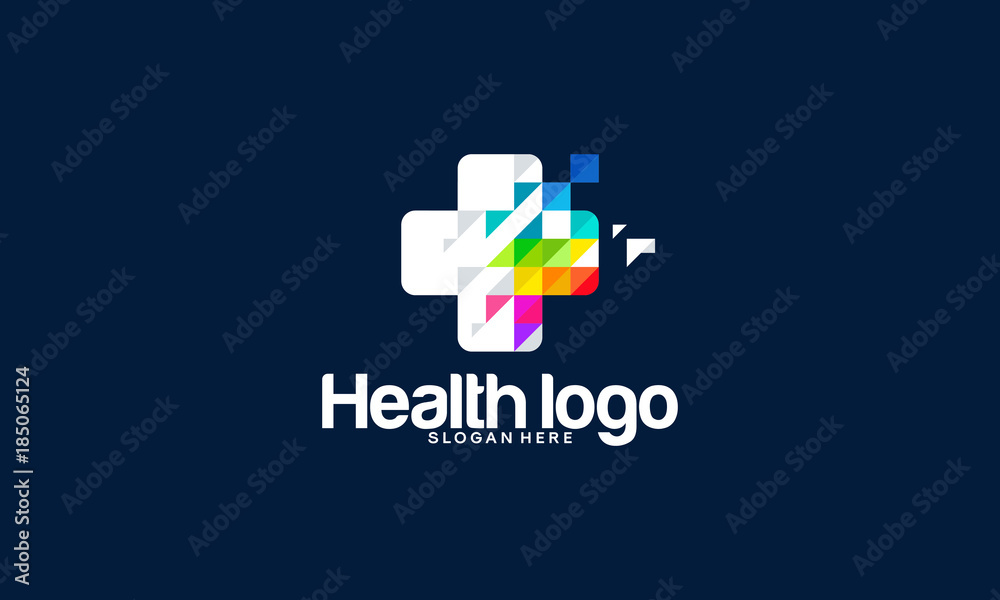 Health logo designs template, Medical logo in modern style vector Stock ...