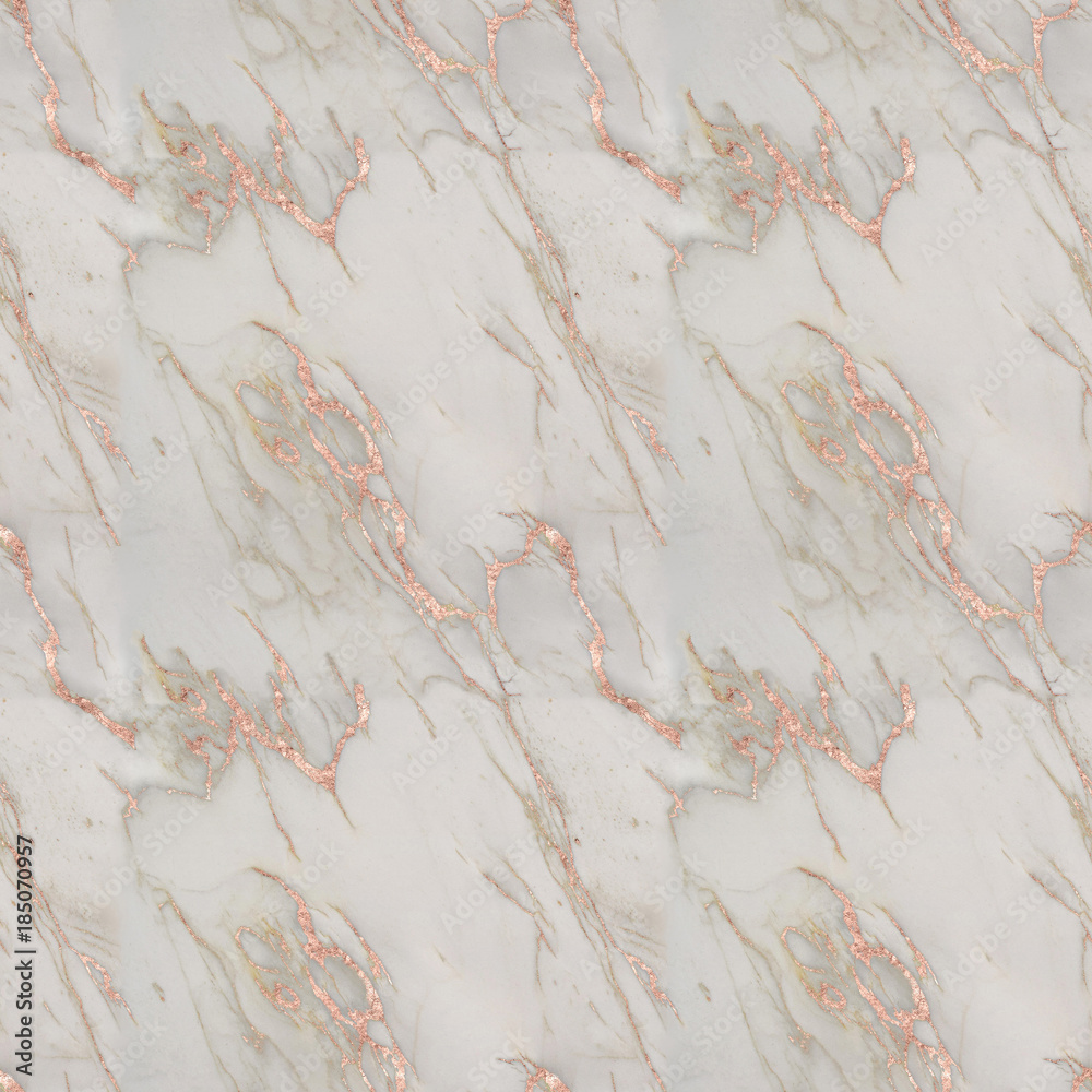 Rose gold marbled texture. Seamless tile Stock Illustration | Adobe Stock