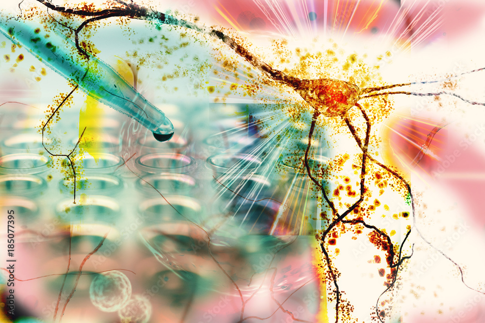 neuron research exploding degenerating neuron nervous system research ...