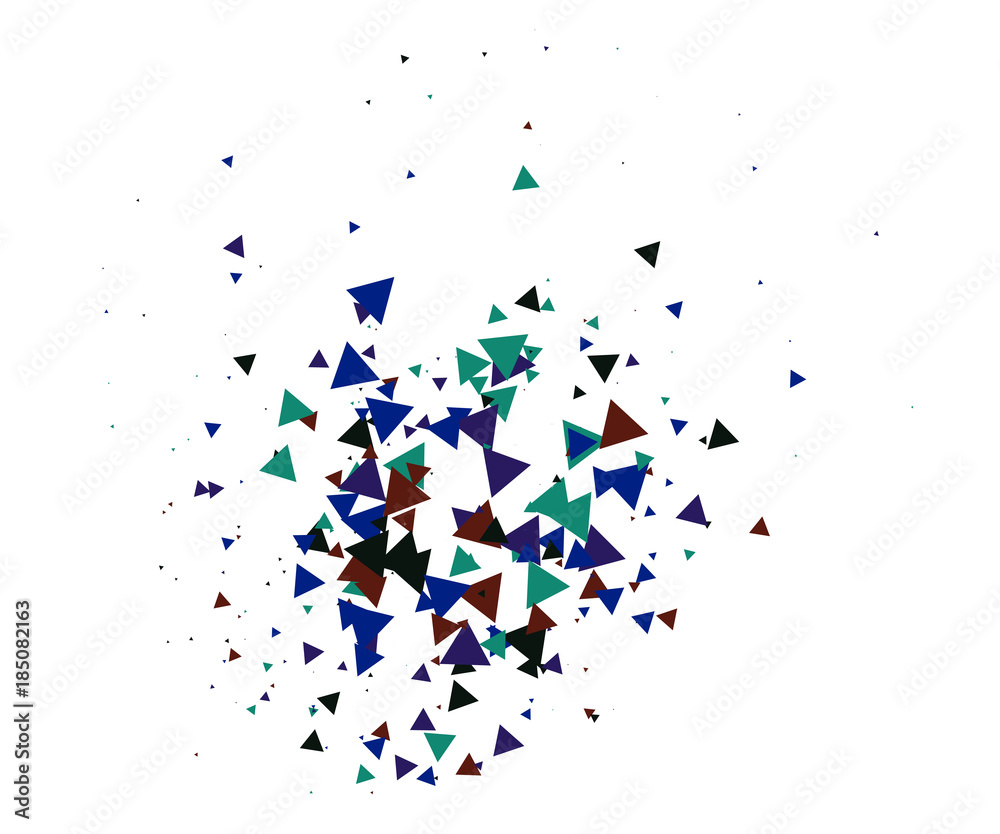 Cool Explosion, Broken Glass, Vector Grunge Blast, Falling Triangle ...