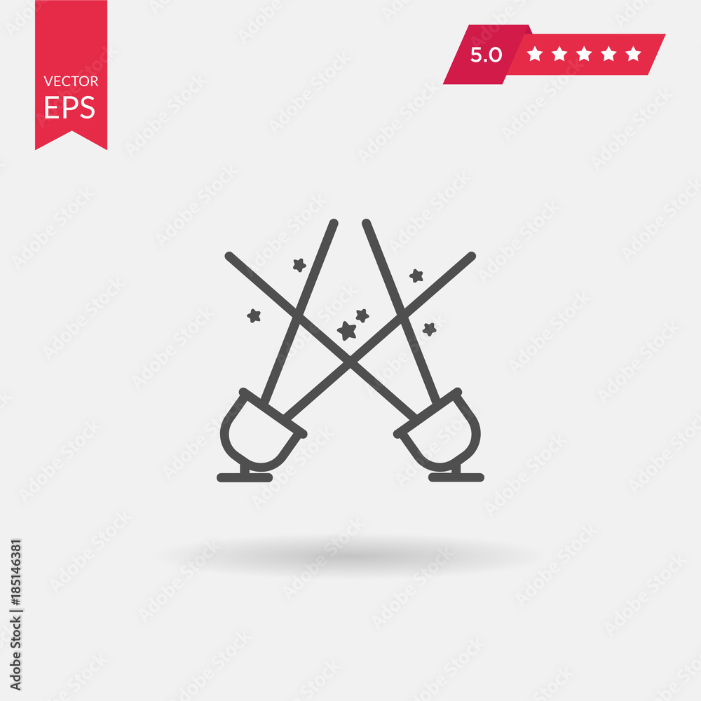Simple flat spotlight vector icon. Spot light pictogram. Stock Vector ...