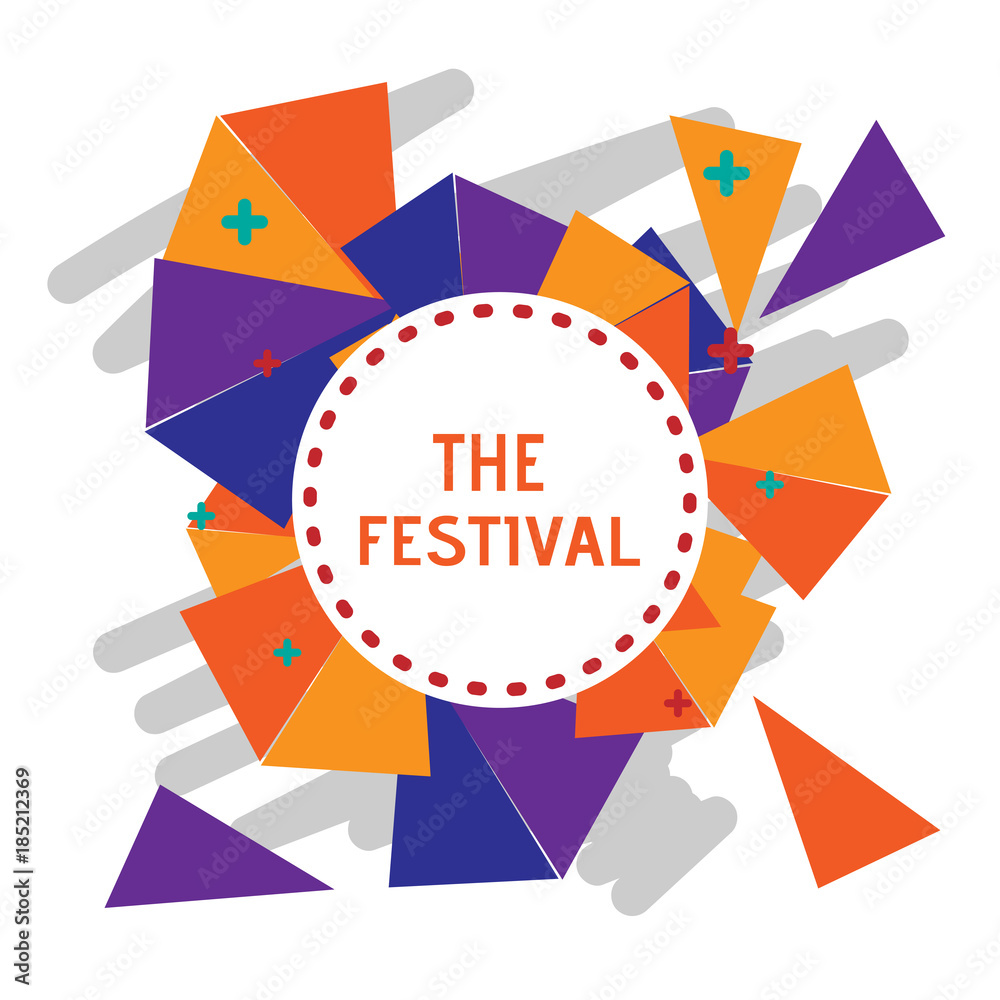 The Festival Backgrounds Template Stock Vector | Adobe Stock