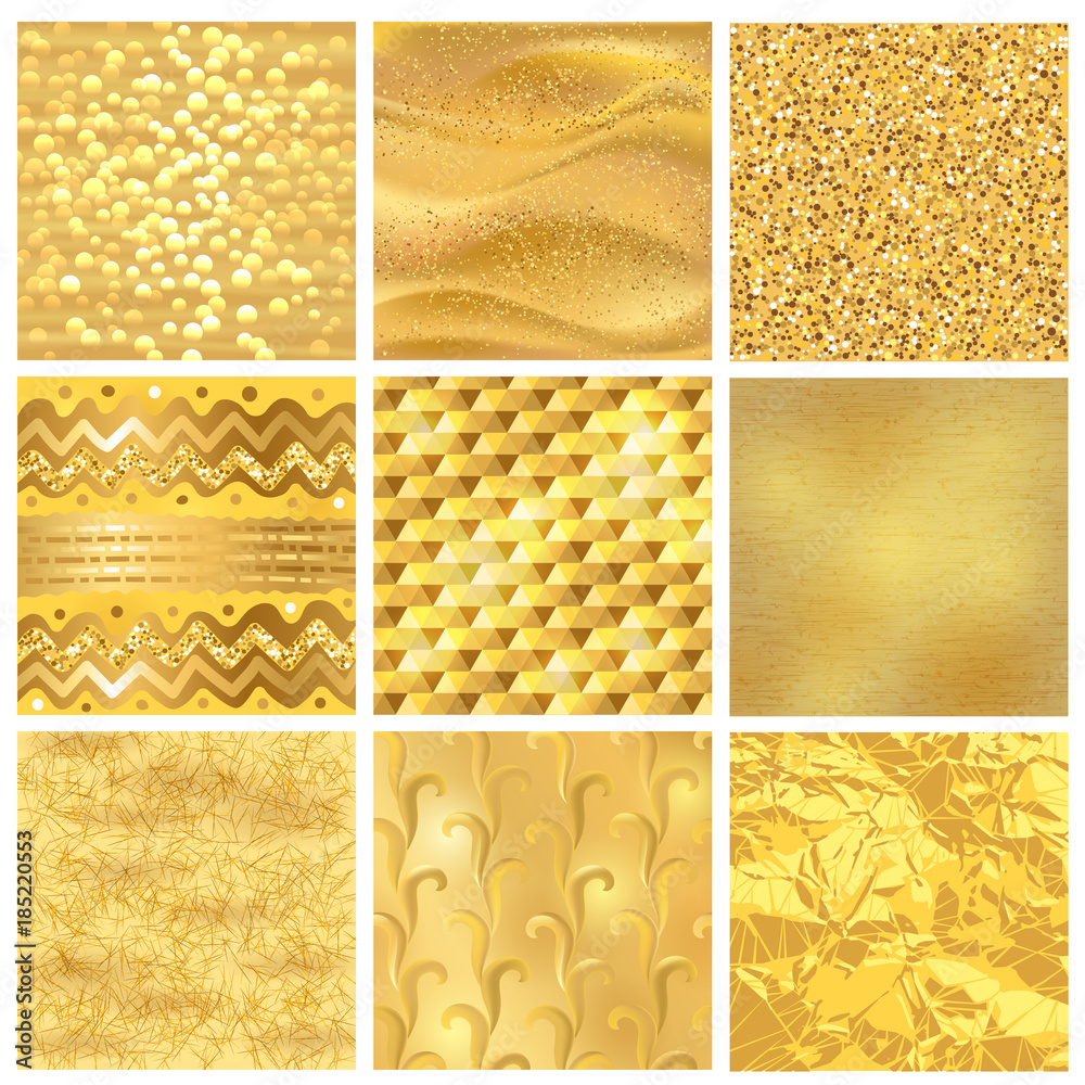 Golden background or gold texture vector pattern for luxury textured ...