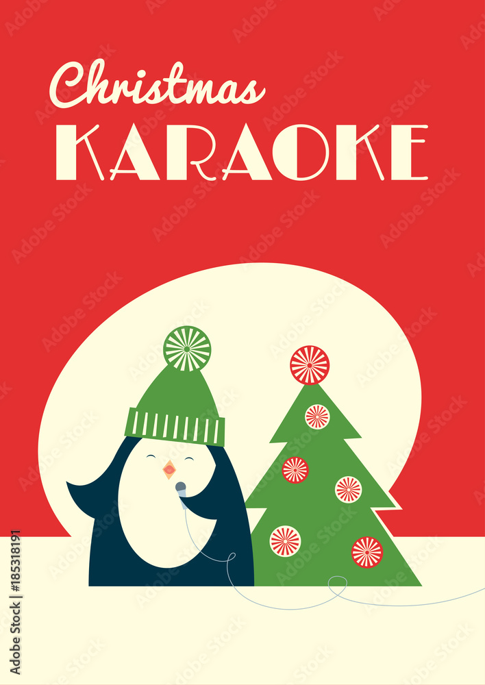 Christmas Karaoke Background