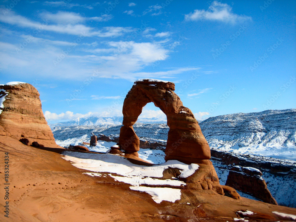 Delicate Arch Snow