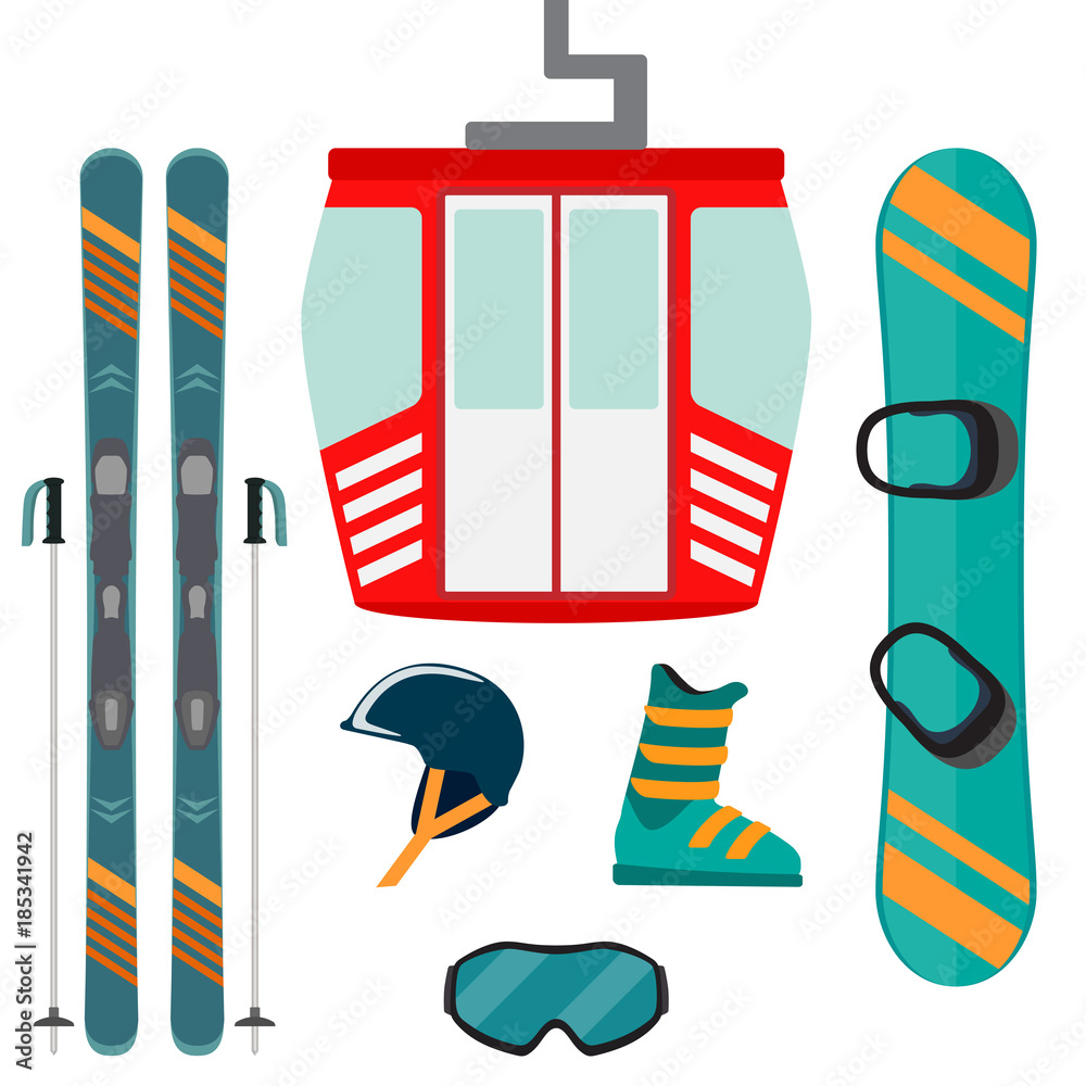 Snowboard Gear Clipart