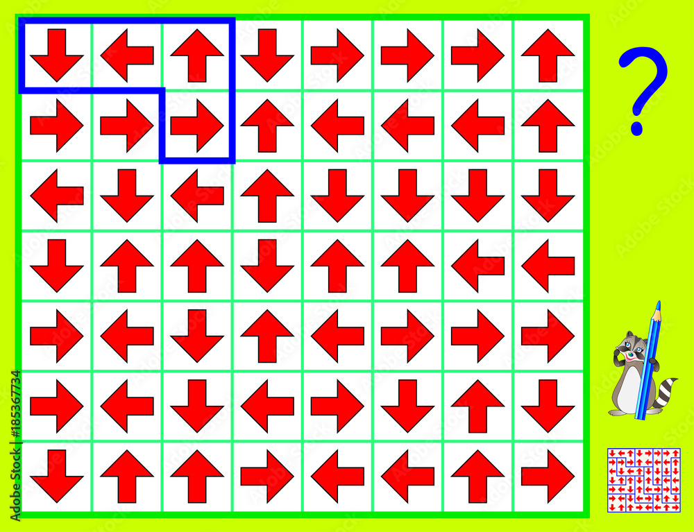 Logic puzzle game. Need to draw the lines so that every figure will ...