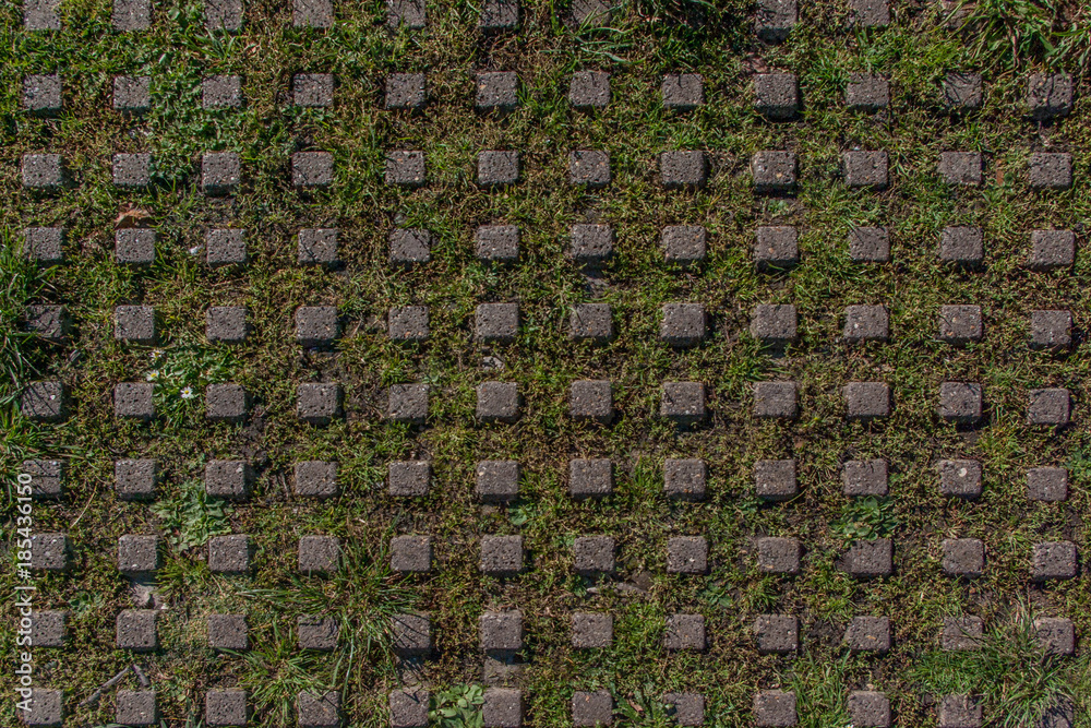 stone square pavement for 3D texture Stock Photo | Adobe Stock