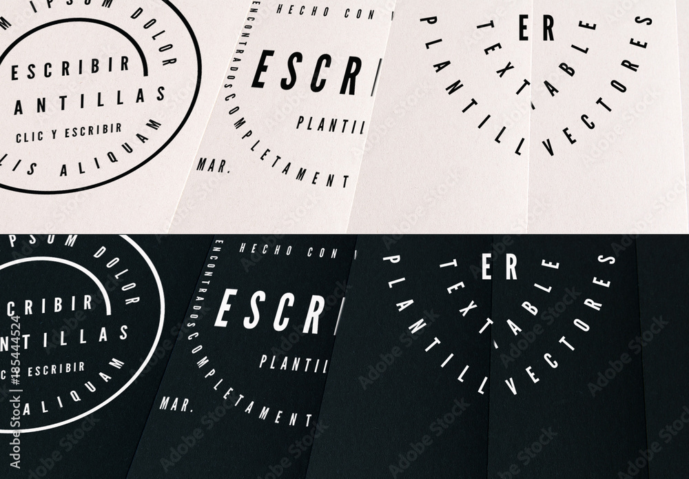 Kit de logotipo de texto básico Stock Template | Adobe Stock