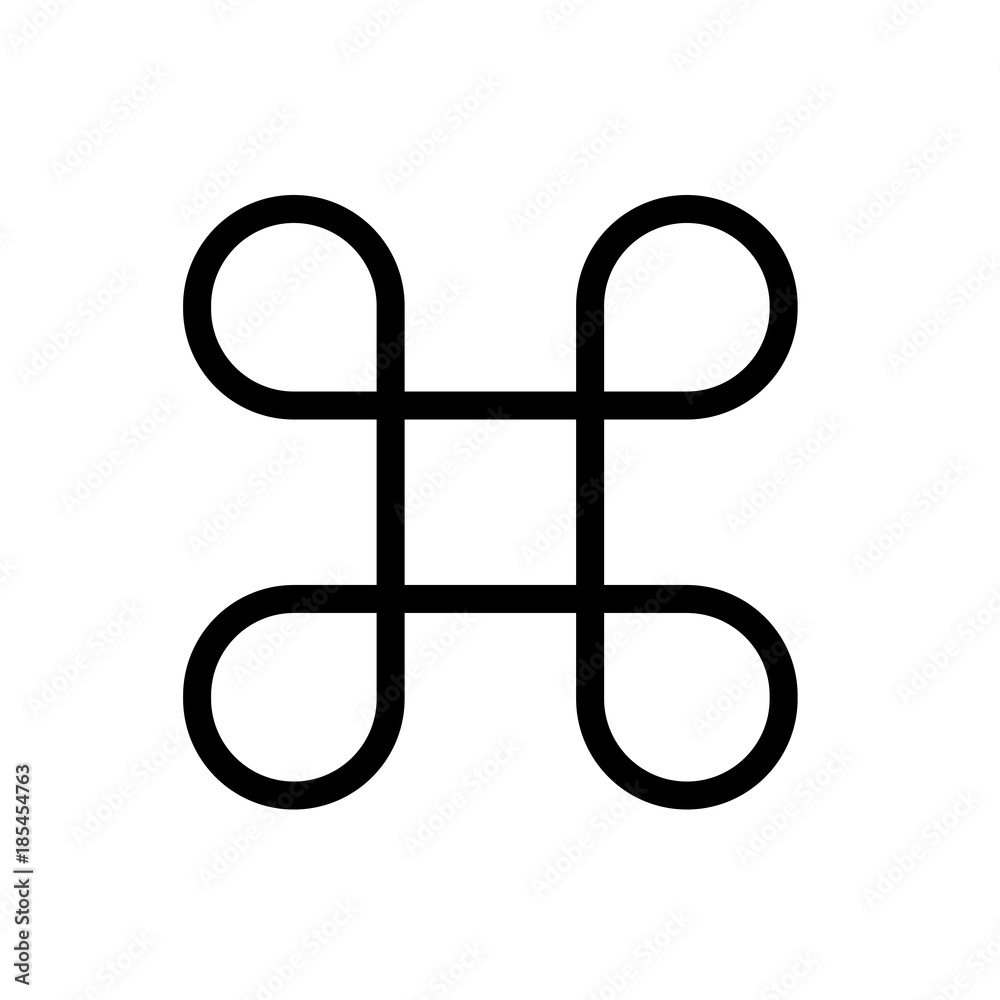 Command vector icon Stock Vector | Adobe Stock