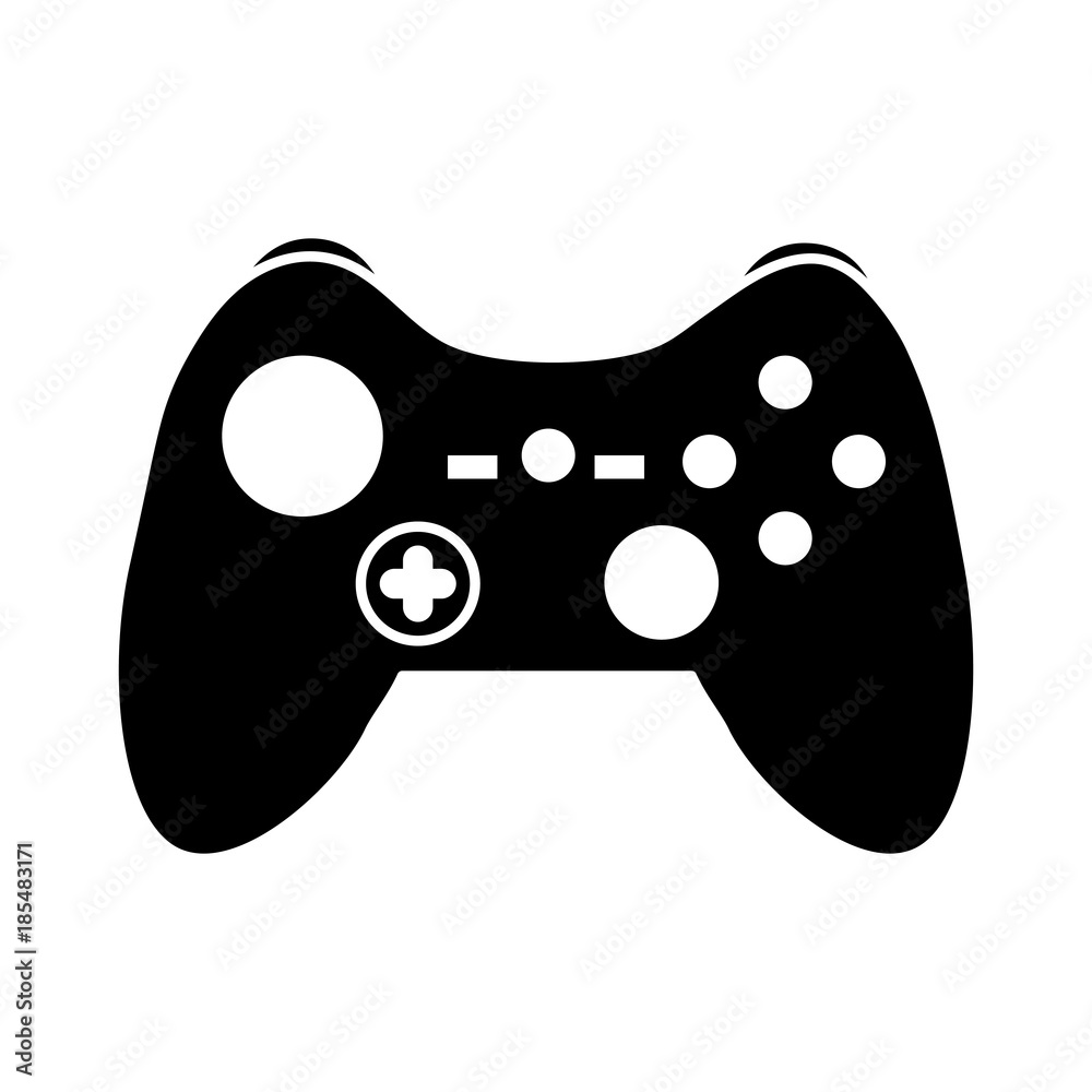 Game Controller Icon Black