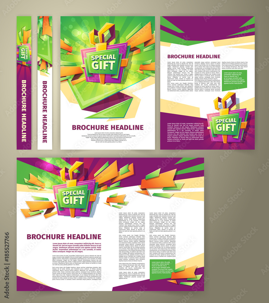 Vector flyer for sales promotion, banner, presentation template ...