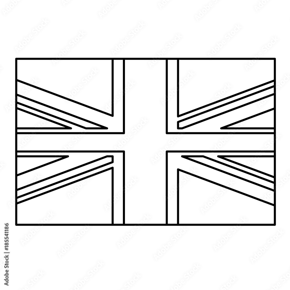 Union Jack Coloring Page