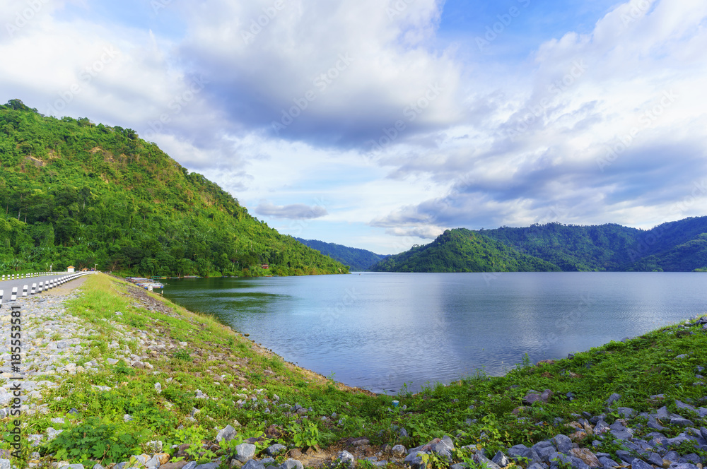 Beautiful Khun Dan Prakarn Chon Dam , the largest and longest roller ...