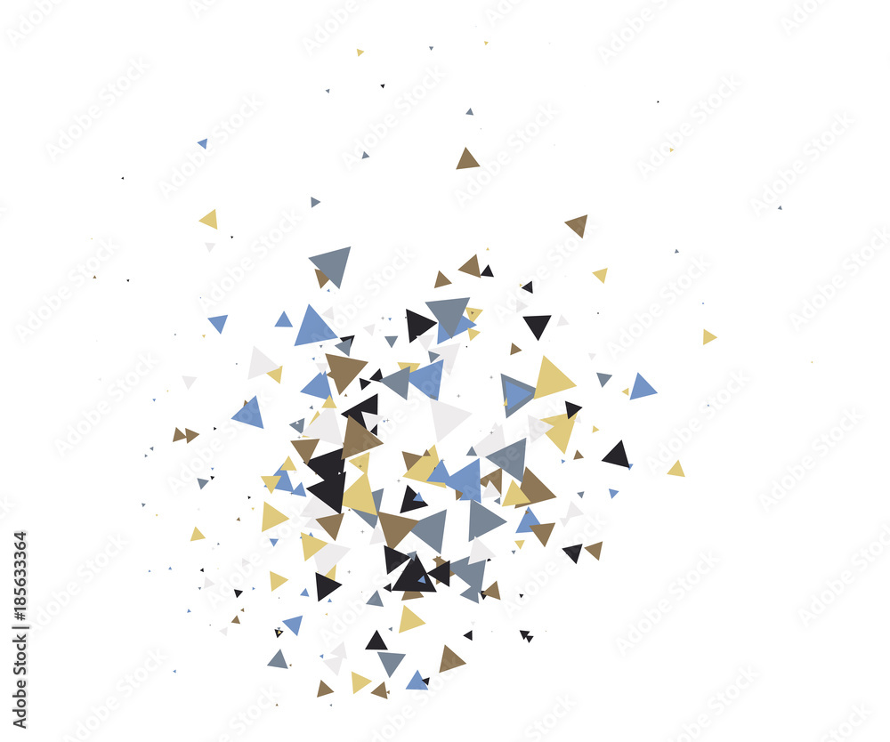 Broken Glass or Ice Explosion Vector Illustration. Bursting particles ...