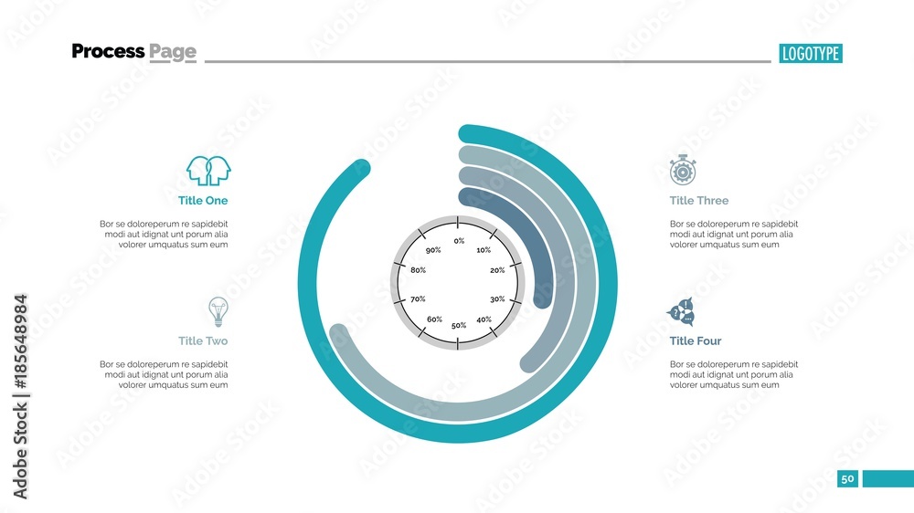 Informative infographics slide template Stock Vector | Adobe Stock