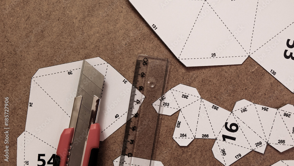 Papercraft tools Stock Photo | Adobe Stock