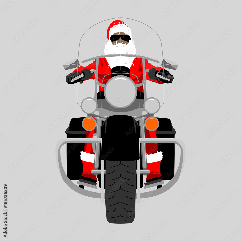 Santa On A Chopper