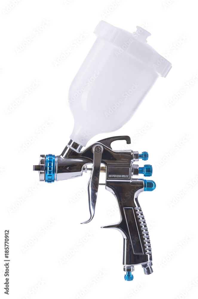 Spray gun isolated on white Stock Photo | Adobe Stock