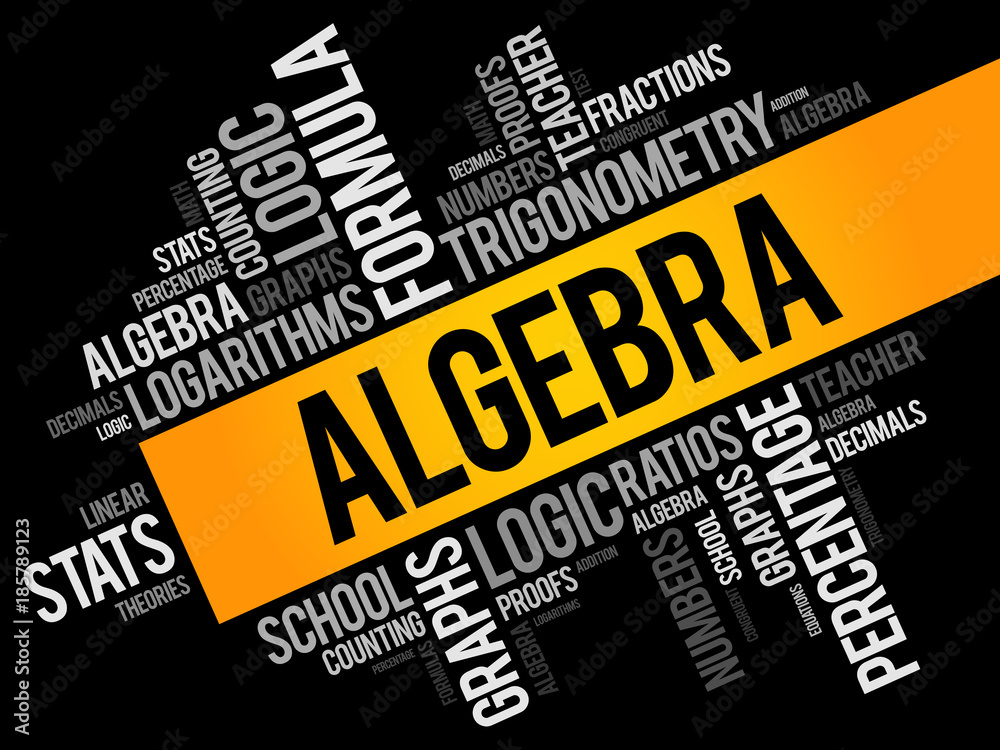 Algebra Word Cloud