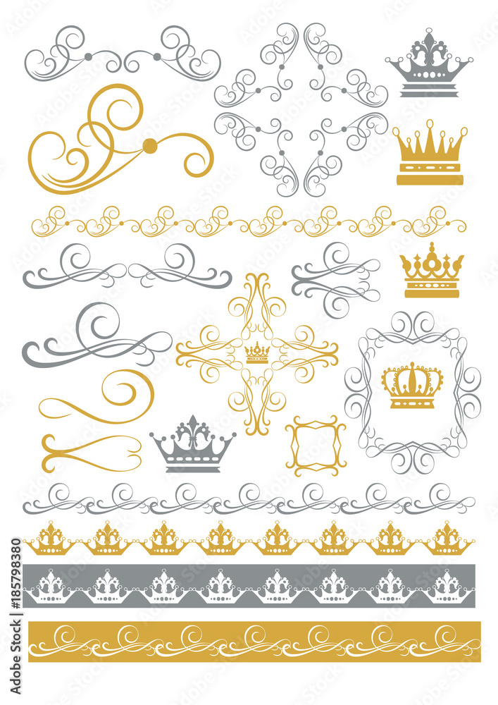 Victorian Crown Scrolls