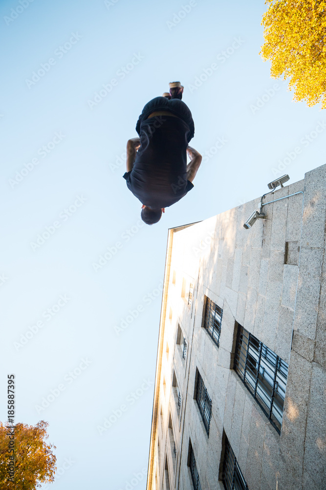 Parkour Front Flip