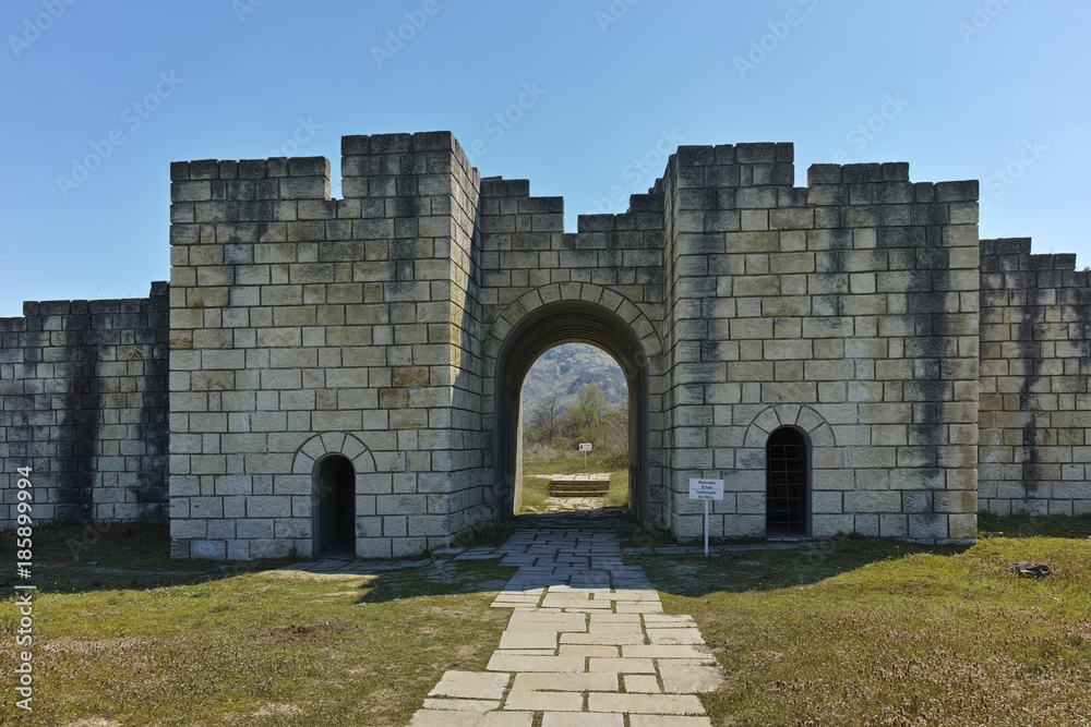 Ruins of The capital city of the First Bulgarian Empire medieval ...