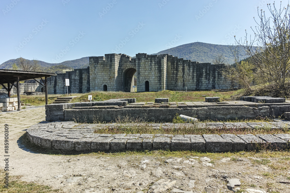 Ruins of The capital city of the First Bulgarian Empire medieval ...