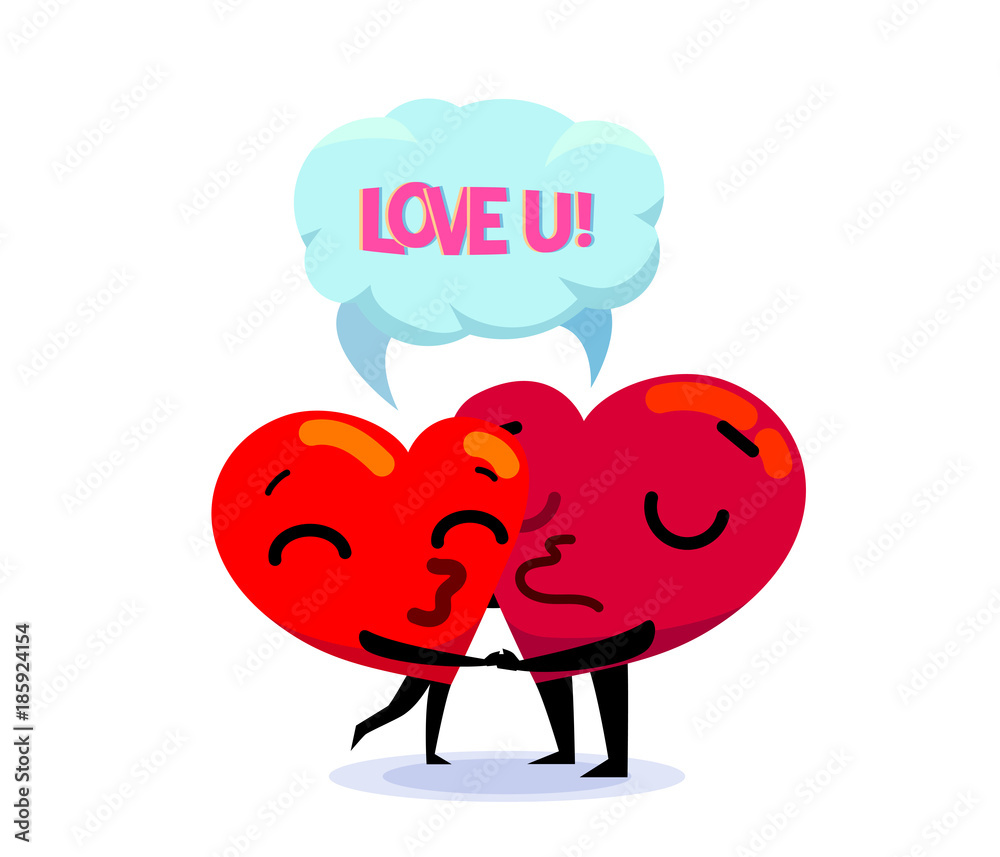 Funny Kiss Cartoon