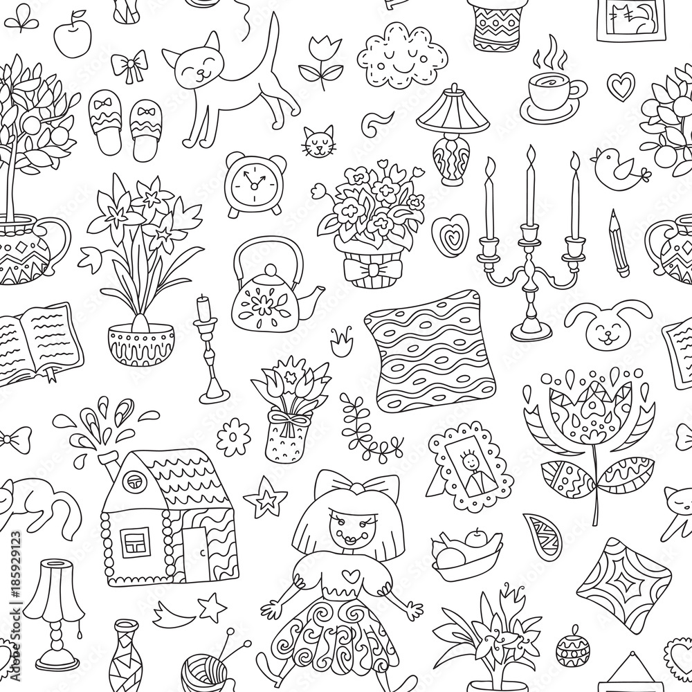 Home sweet home. Texture for wallpaper, fills, web page background ...