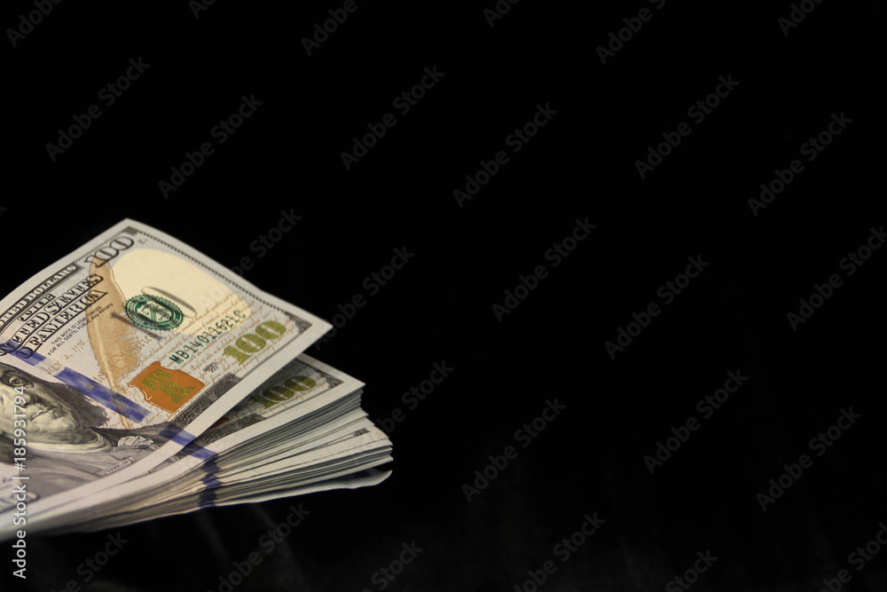 Money Black Background